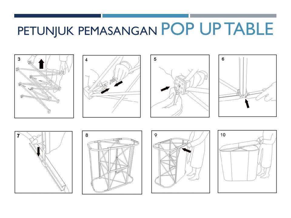 POP UP TABLE / MEJA PROMOSI | Innograph.com